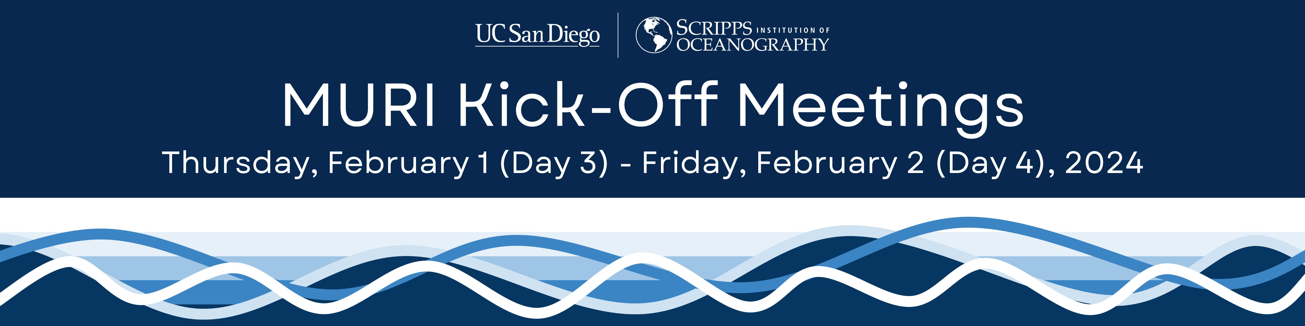 Interactive Map · MURI Kickoff Meetings