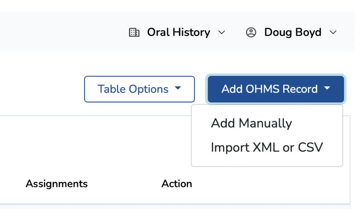 3. OHMS Studio · Aviary User Guide