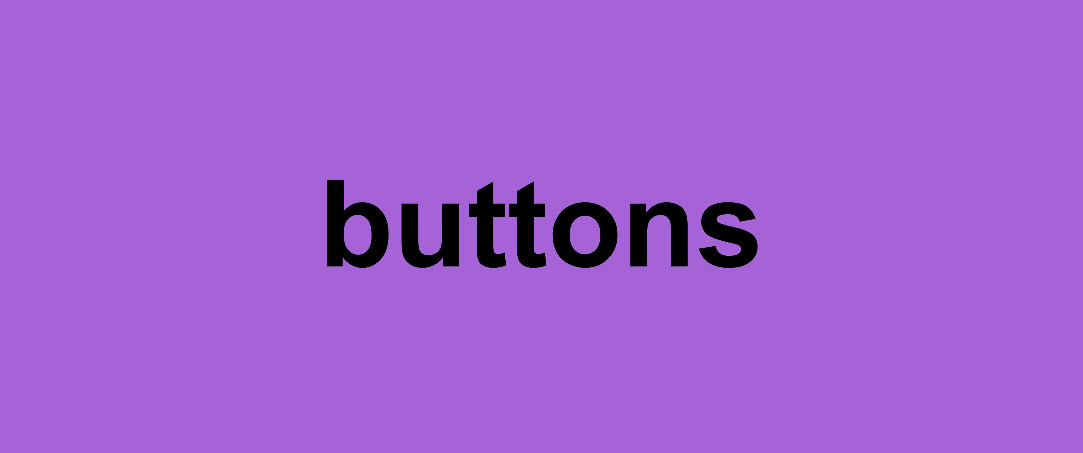 Buttons · Coda elements