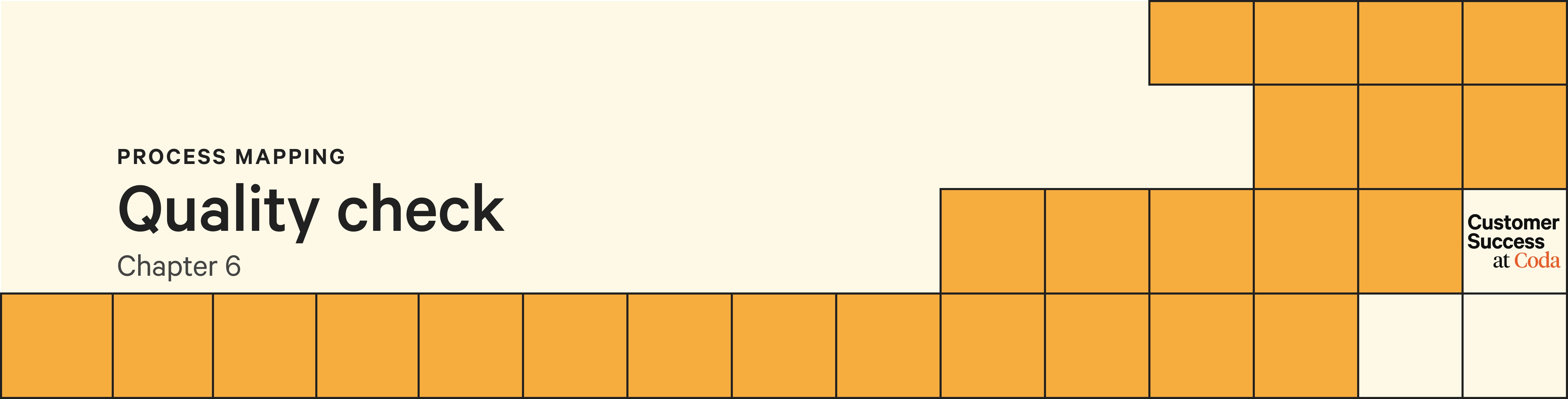 Quality check · Process mapping workbook