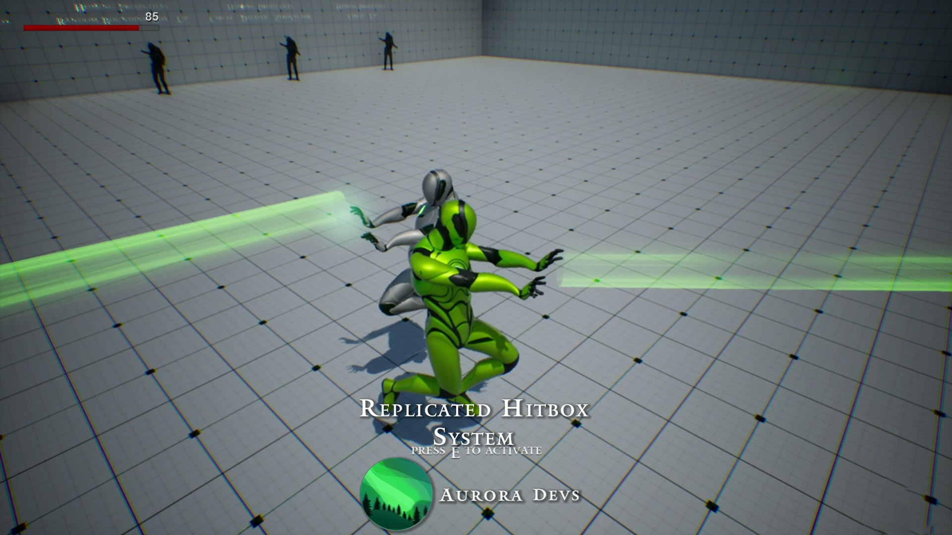 Beams · Documentation: Replicated Hitbox System