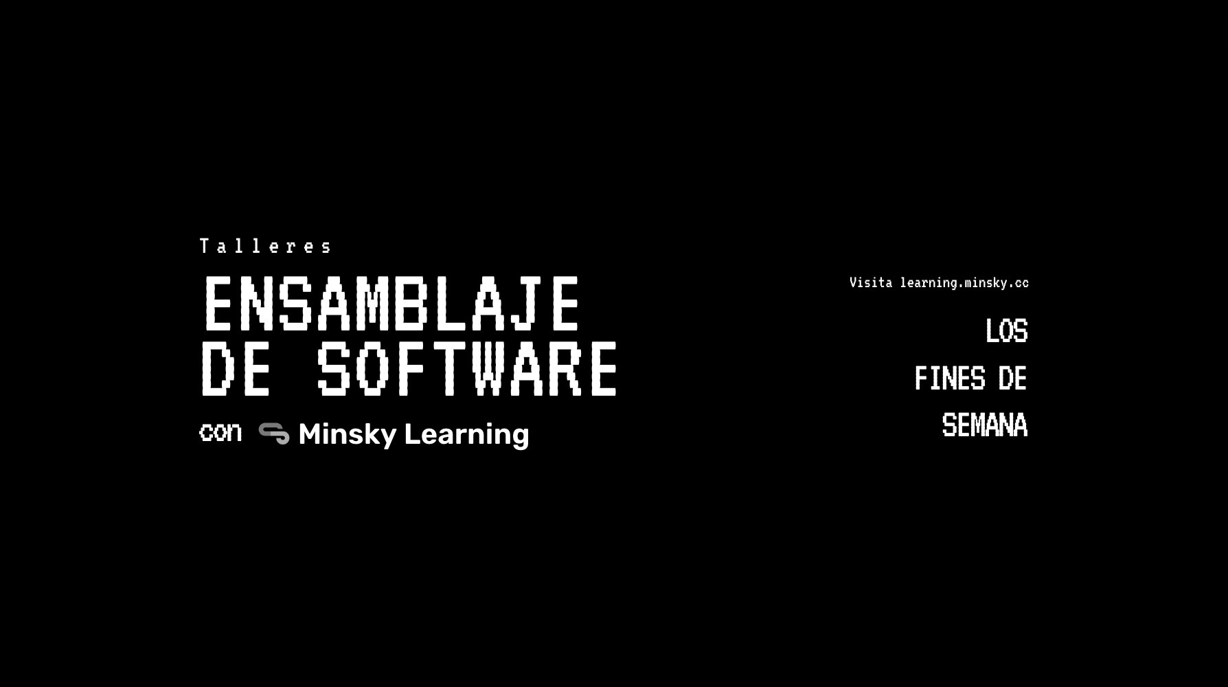 Parte 2 Open Source And Ia Con Python · Minsky Learning 