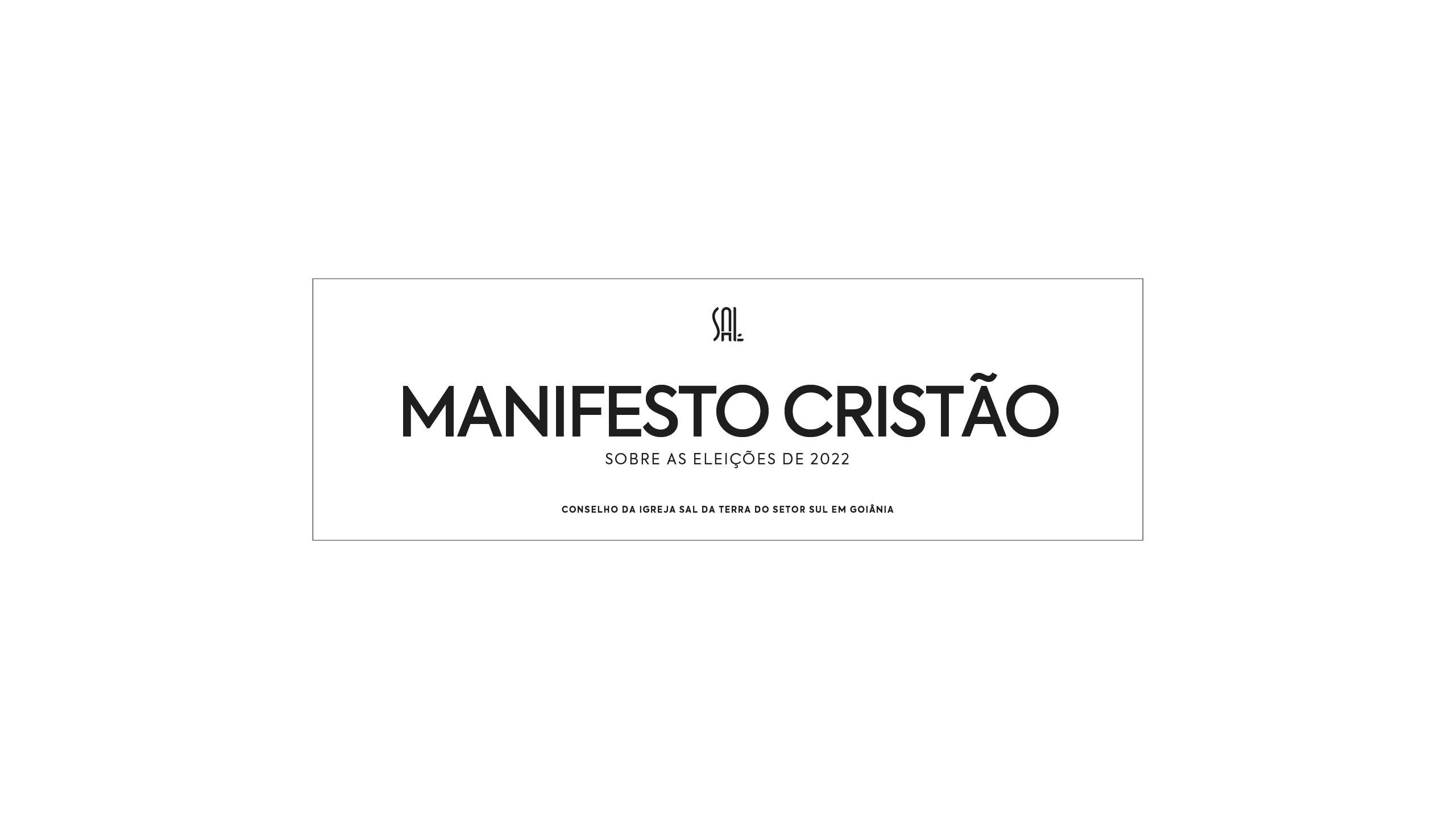 Manifesto Cristão
