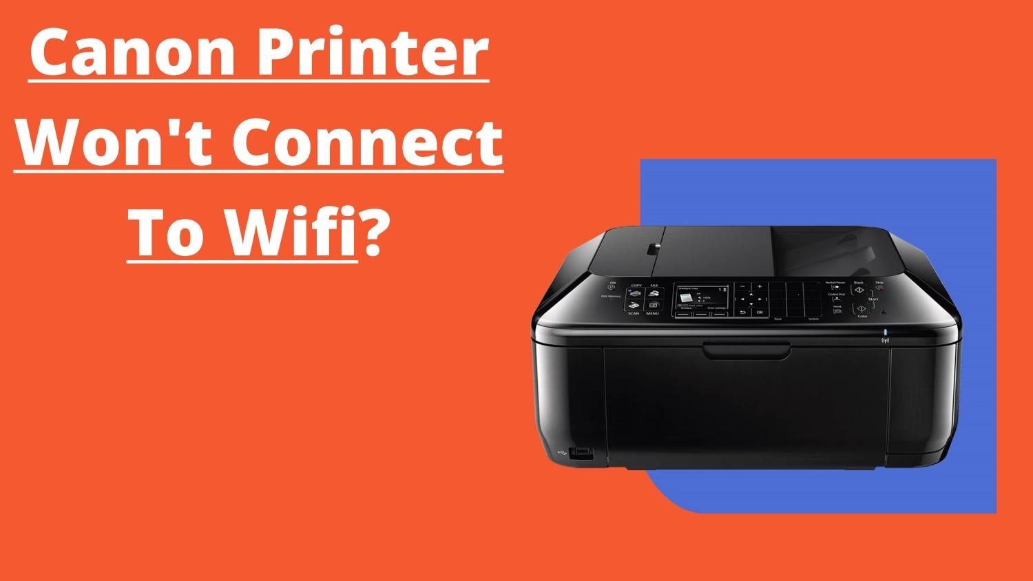 Diagnose Canon Printer Won't Connect to Wifi · Easysetup