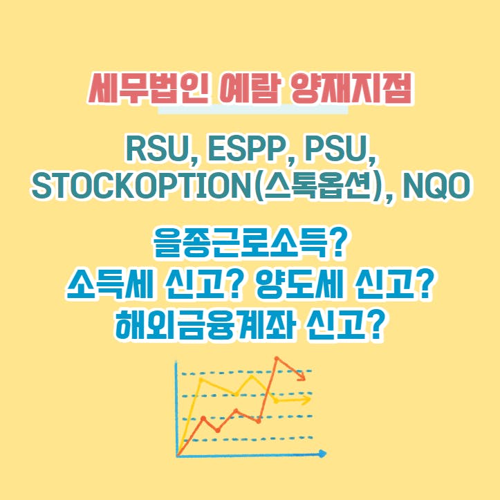 RSU ESPP 을종근로소득, 무엇일까? · RSU, ESPP, PSU, NQO, Stock-Option. 을종근로소득 관한 모든 것