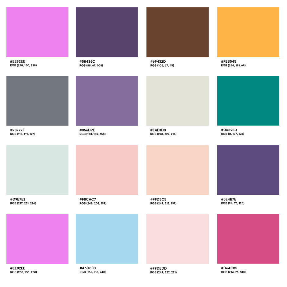 Hex Color Possibilities · Hex Gorillas WhiteCanvas 1.1