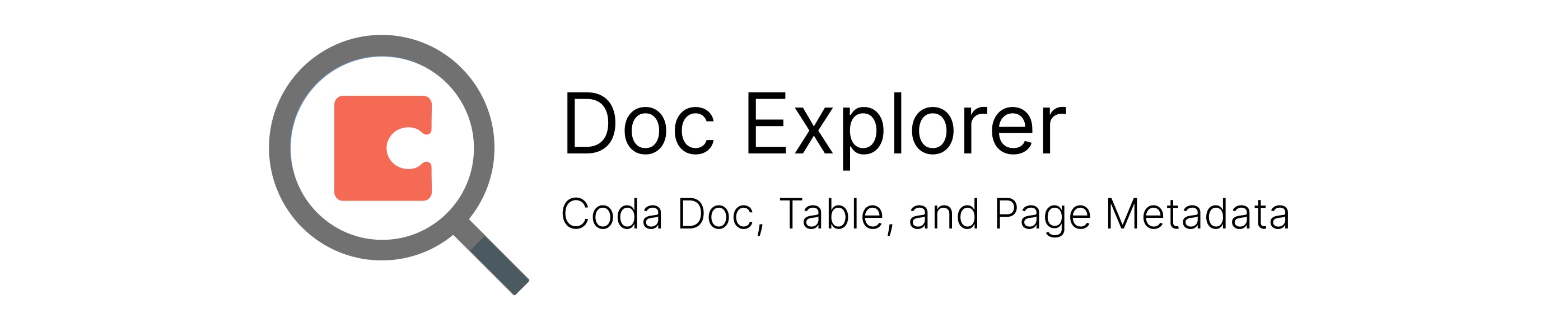Doc Tables · Doc Explorer Pack [Tutorial]