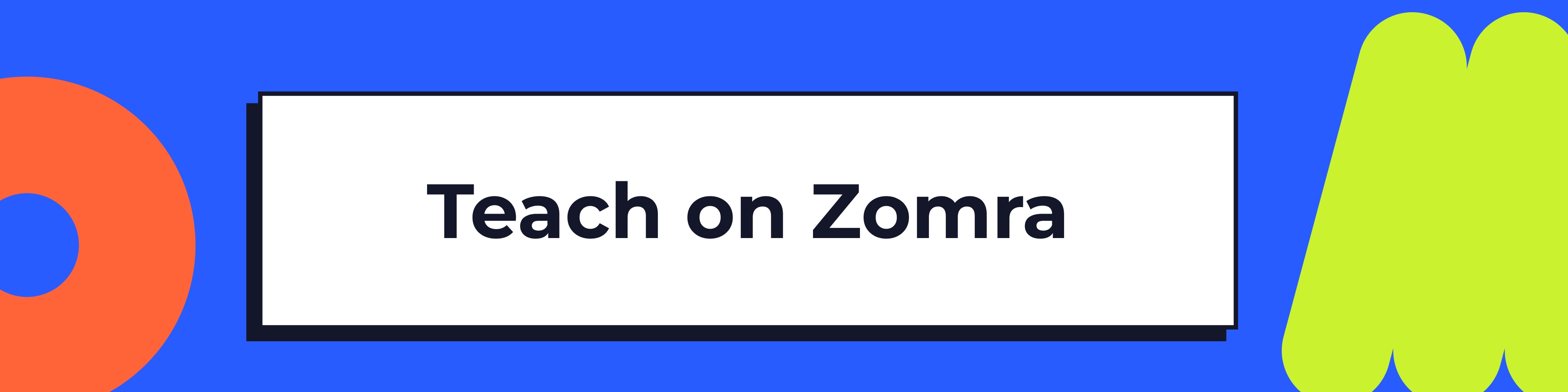 Zomra for Instructors