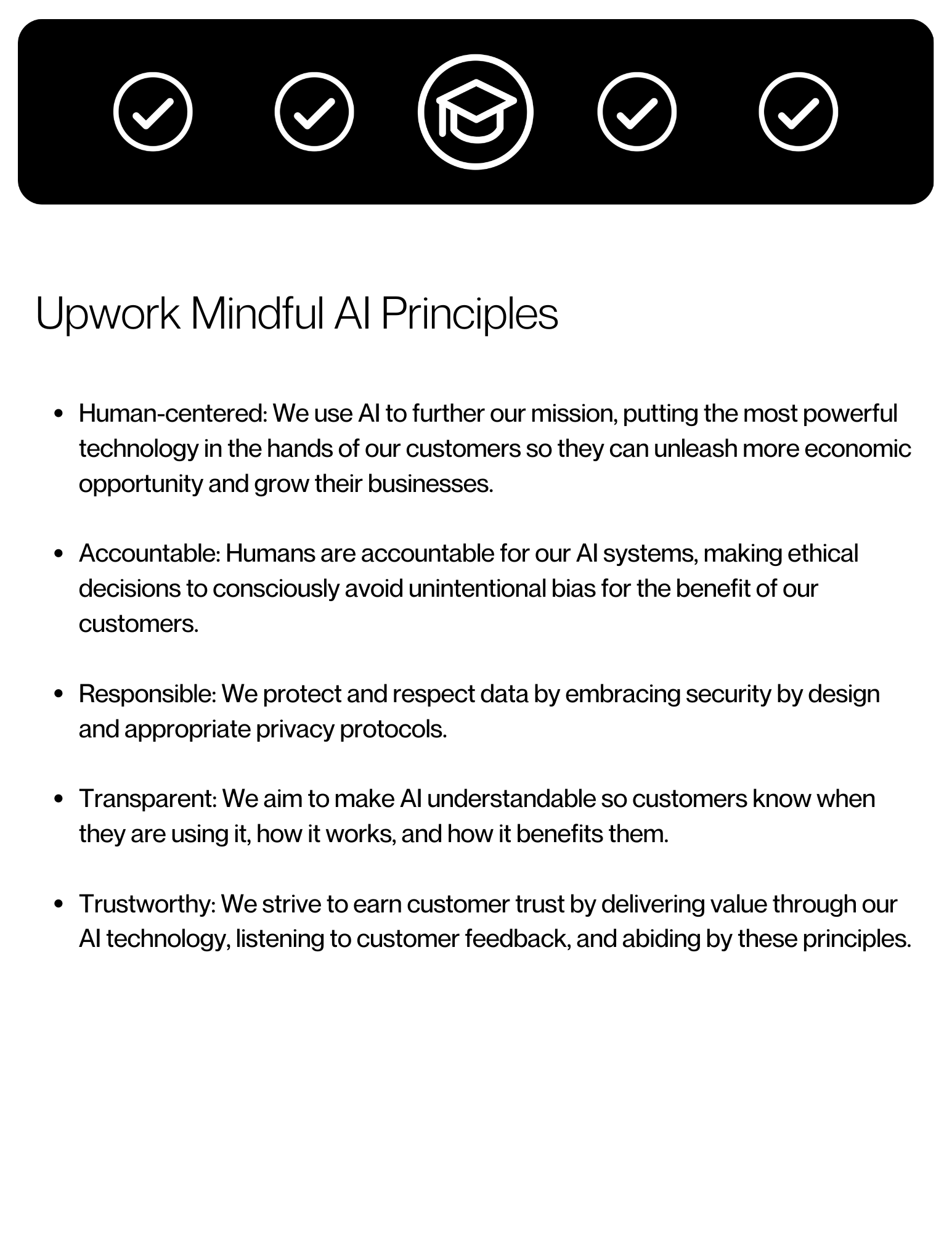 AI at work – Upwork Customer Service & Support | Upwork Help