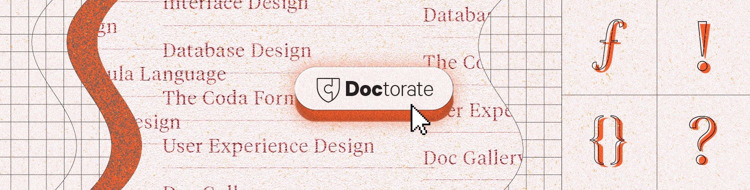 Earn your Coda Doctorate