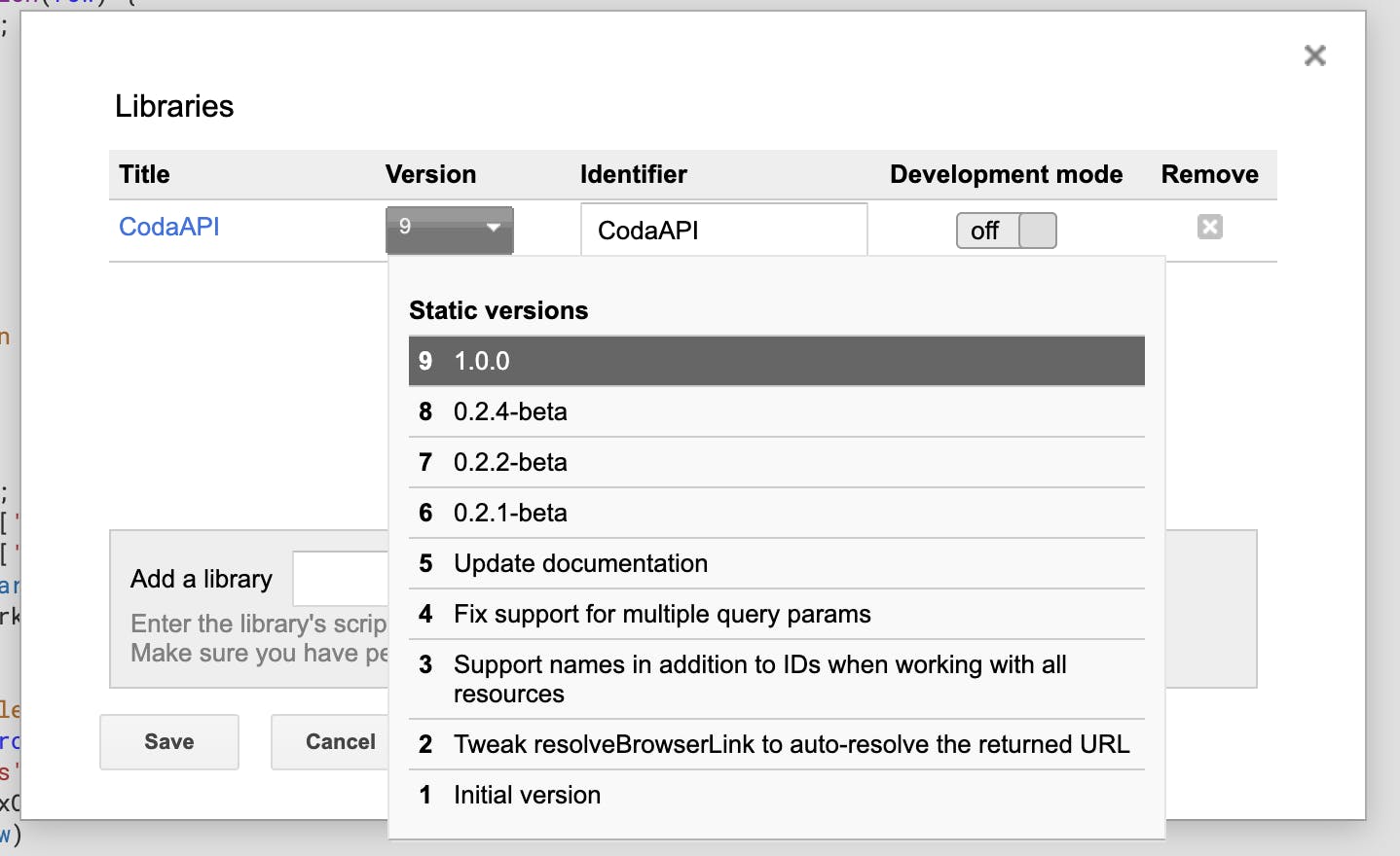 Google Apps Script Migration · Coda API Migration Guide