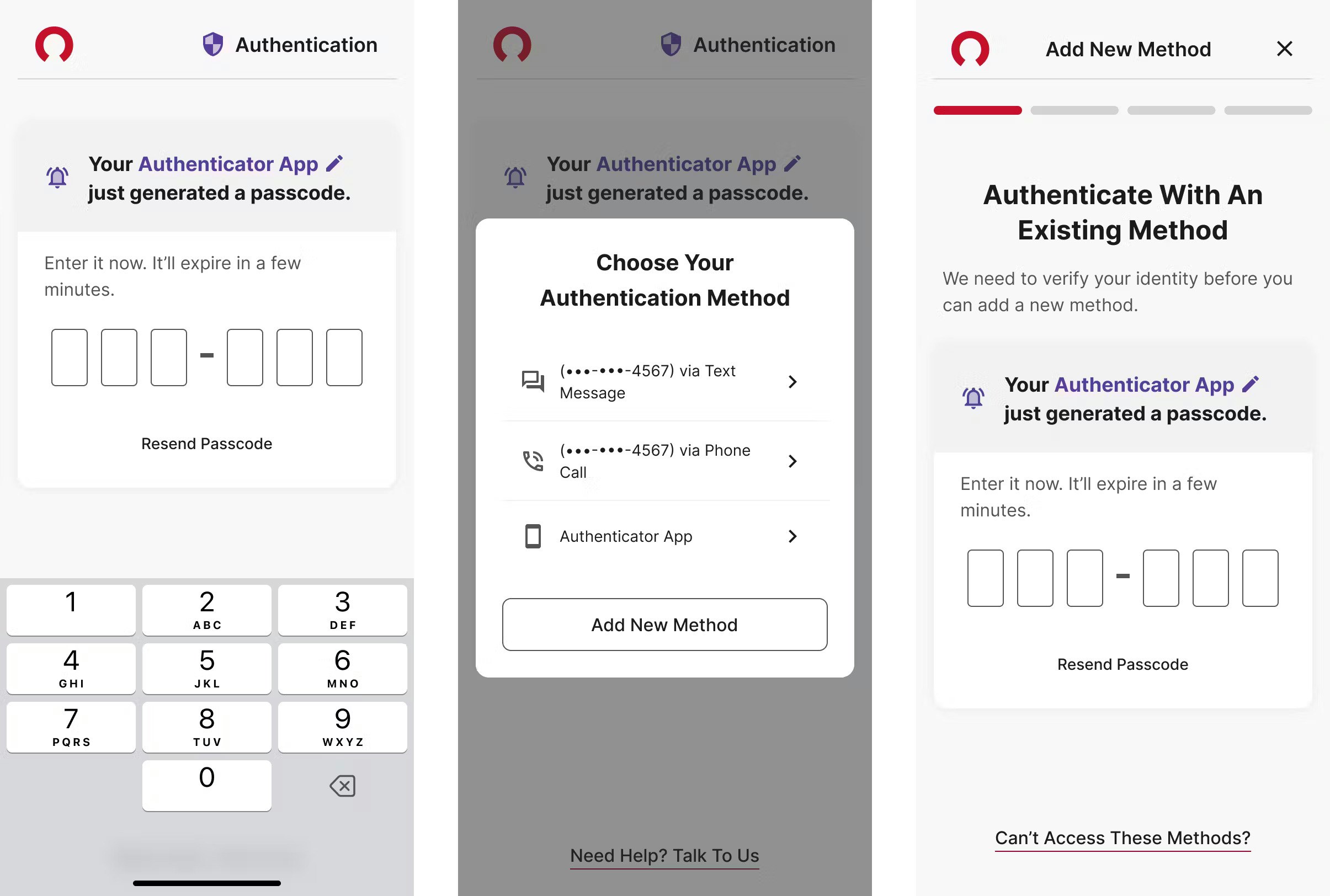 Account Authentication