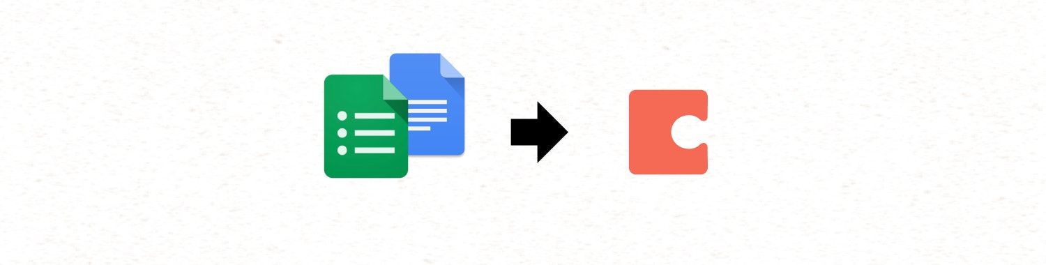 Import Google Docs and Sheets to Coda