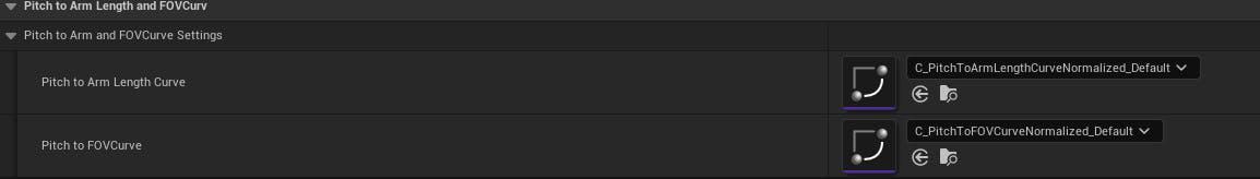 Pitch to Arm Length and FOV Modifier · Documentation: Ultimate Gameplay Camera