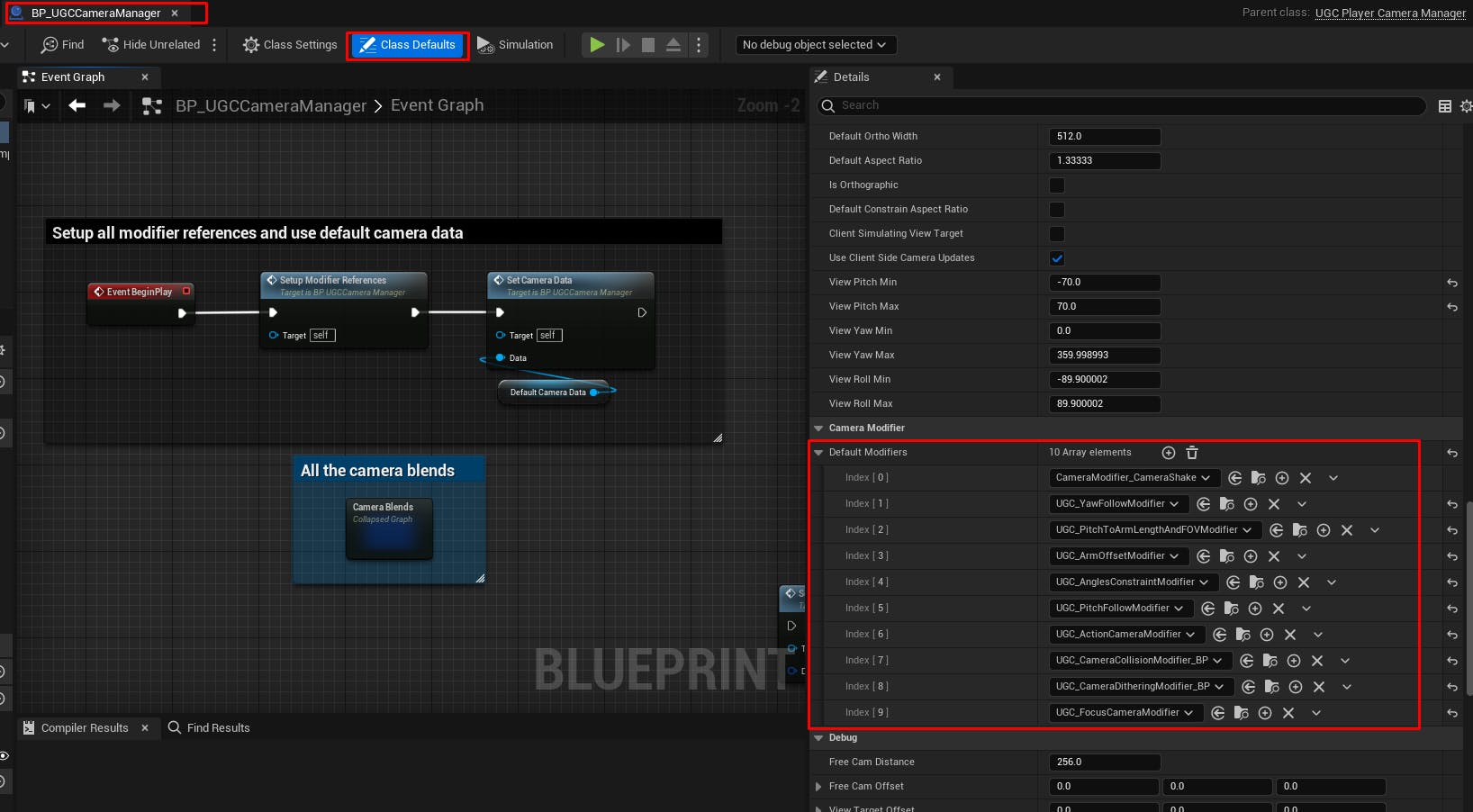 Camera Modifiers · Documentation: Ultimate Gameplay Camera