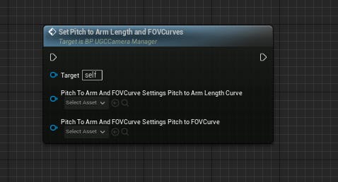 Pitch to Arm Length and FOV Modifier · Documentation: Ultimate Gameplay Camera