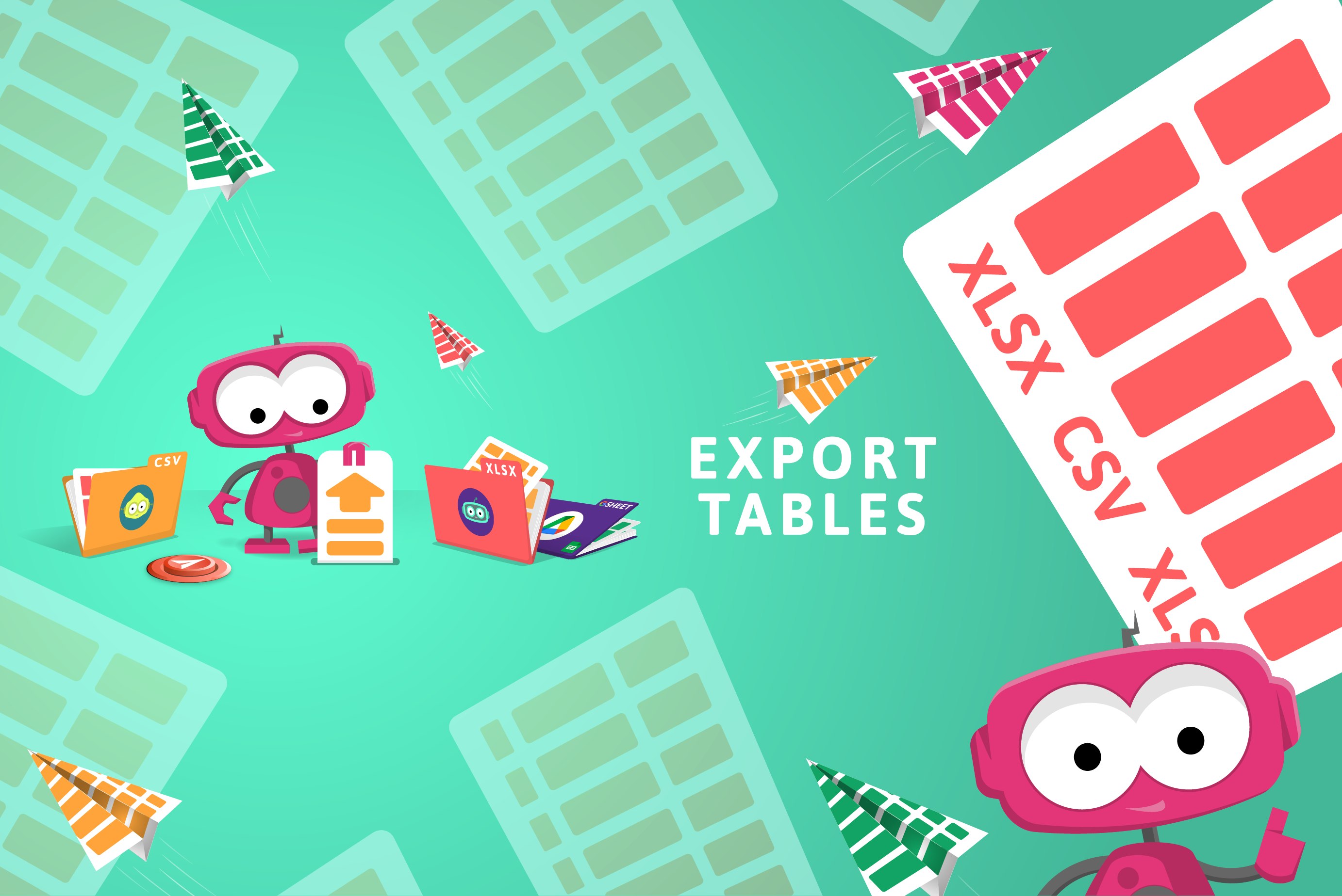 Export Tables Pro Pack, extend Coda with Export... - Coda