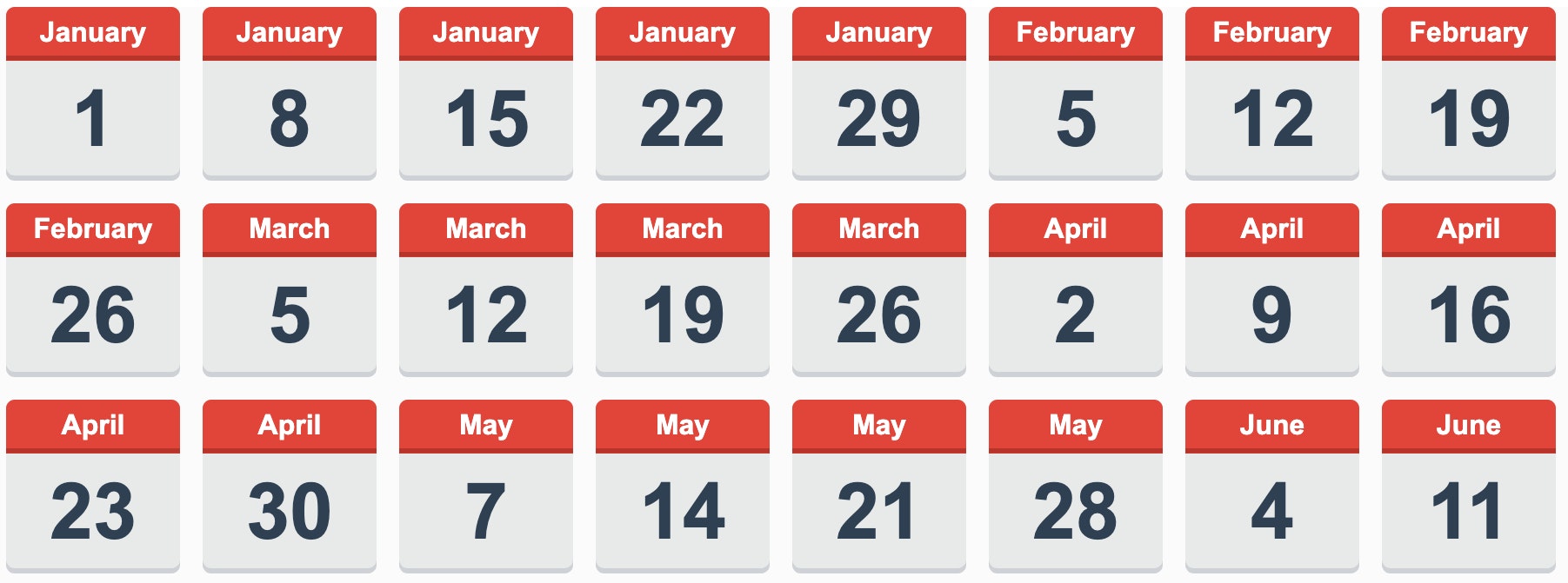 Date Icon Pack, extend Coda with Date Icon - Coda
