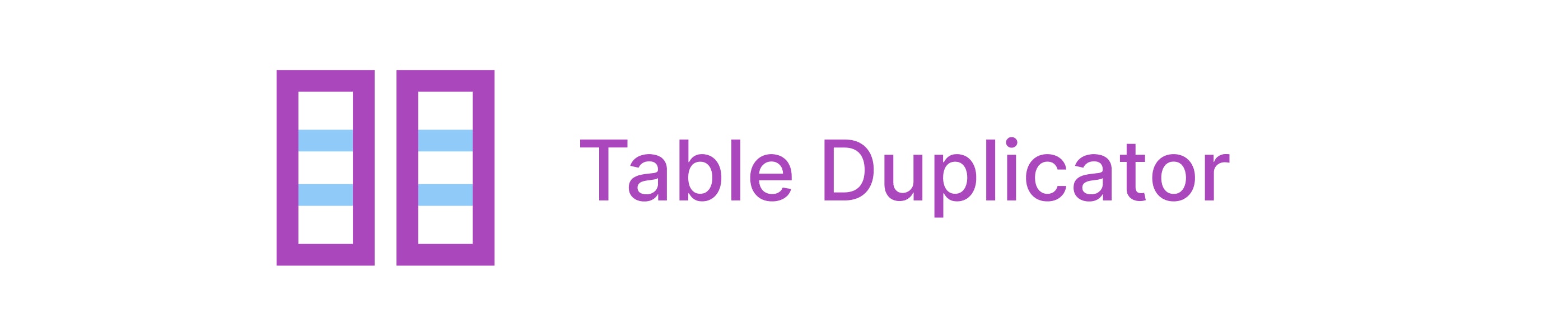 Table Duplicator Pack Extend Coda With Table Coda