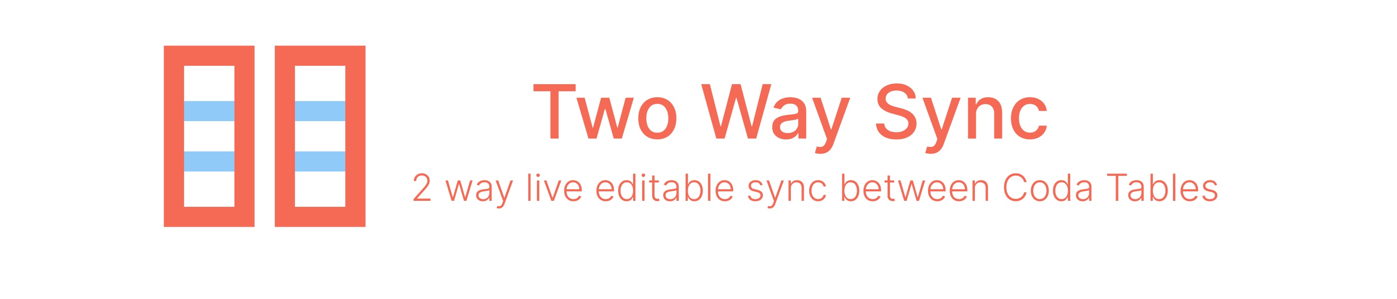 2 Way Sync Pack, extend Coda with 2 Way Sync - Coda
