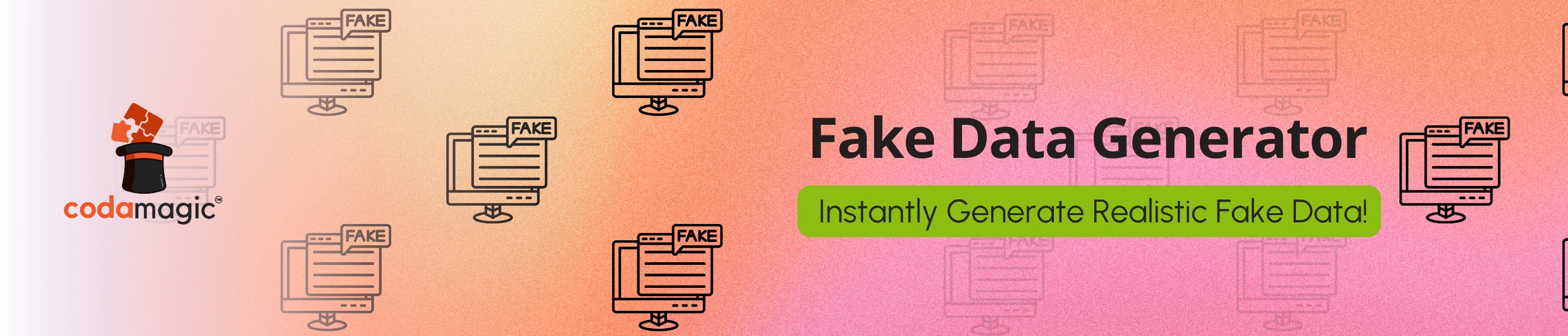 Fake Data Magic Pack, extend Coda with Fake Data... - Coda